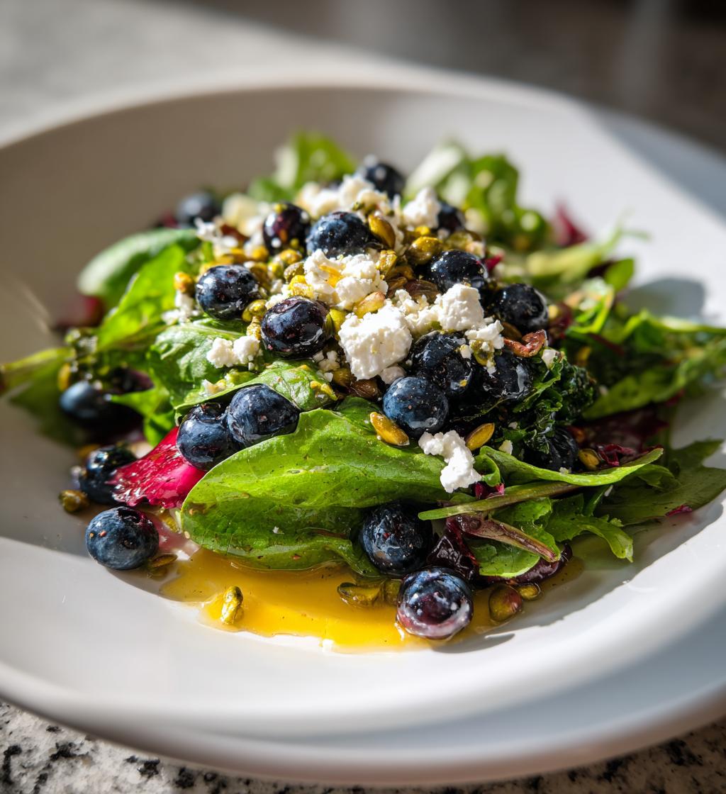 10-Minuten Blueberry Pistachio Spring Salad – himmlisch frisch ...