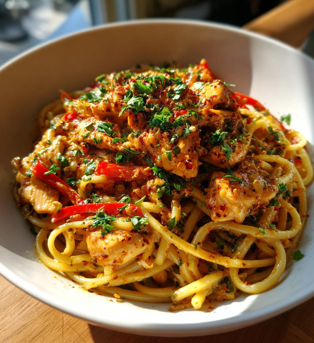 Köstliche Flavor Packed Cowboy Butter Chicken Linguine in 30 Minuten ...